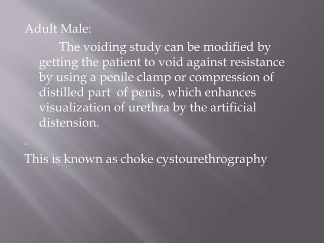 MCU- Micturating cysto-urethrogram | PPTX