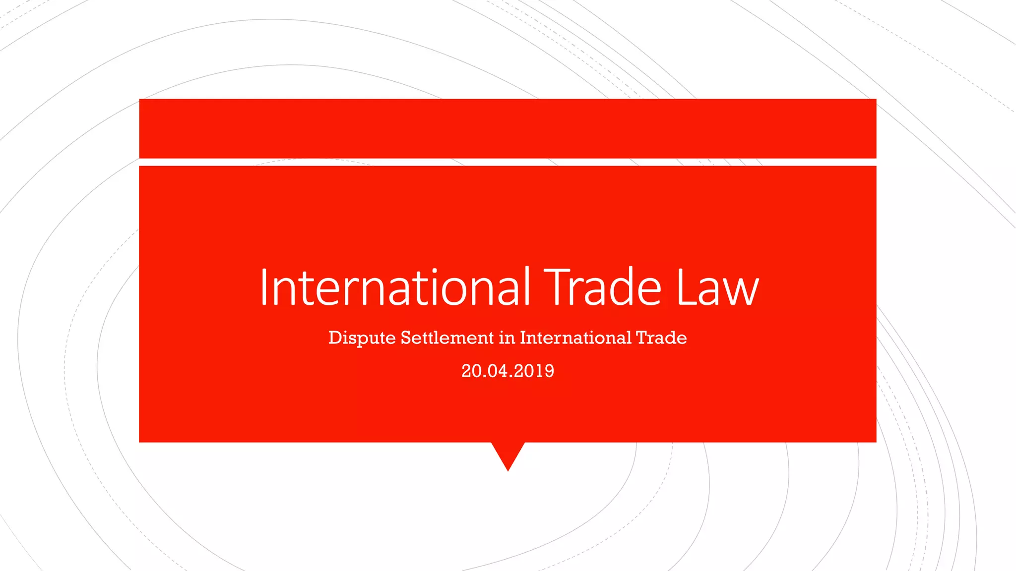 World Trade Organisation's Dispute Settlement Procedure | PDF