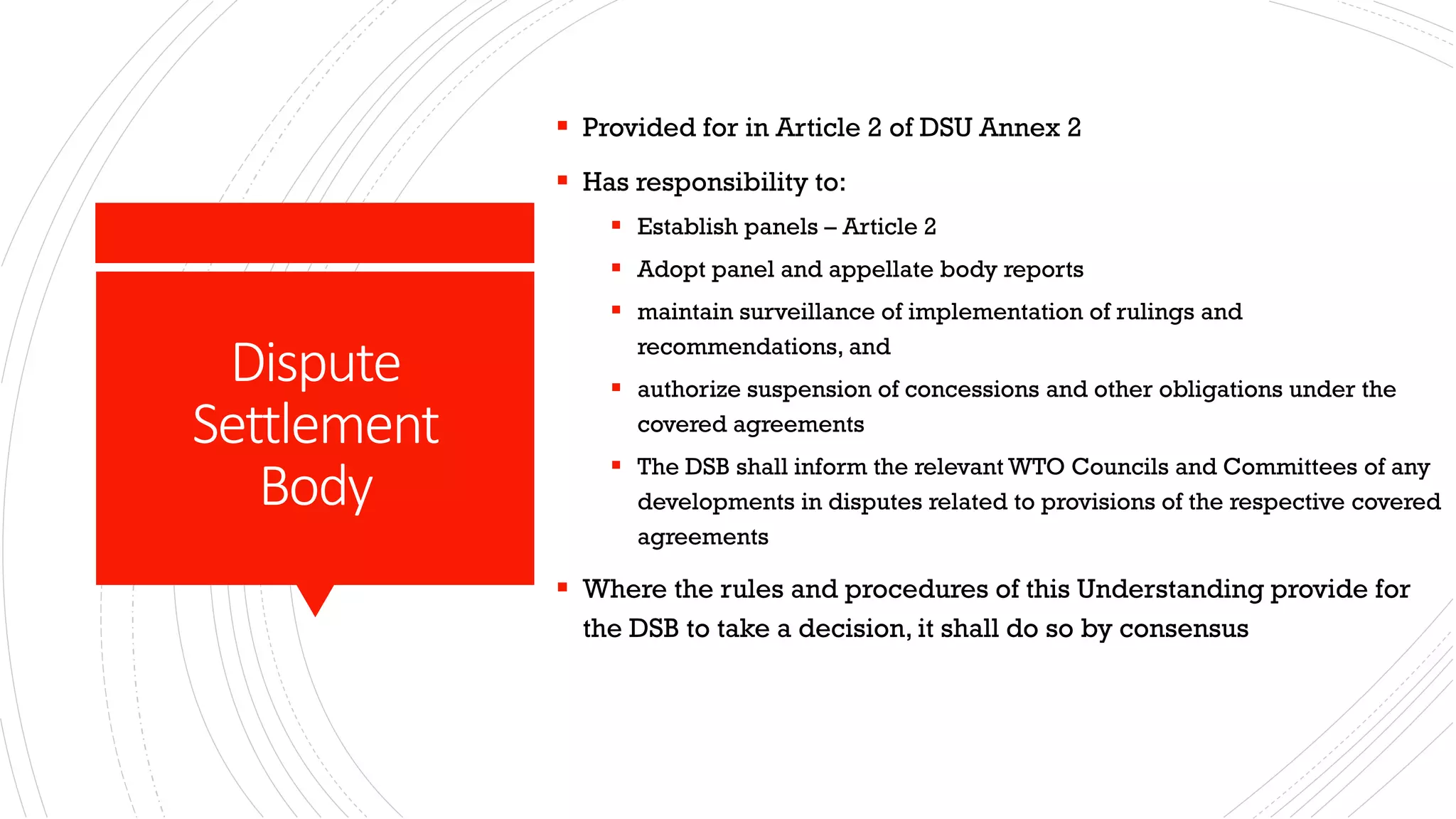 World Trade Organisation's Dispute Settlement Procedure | PDF