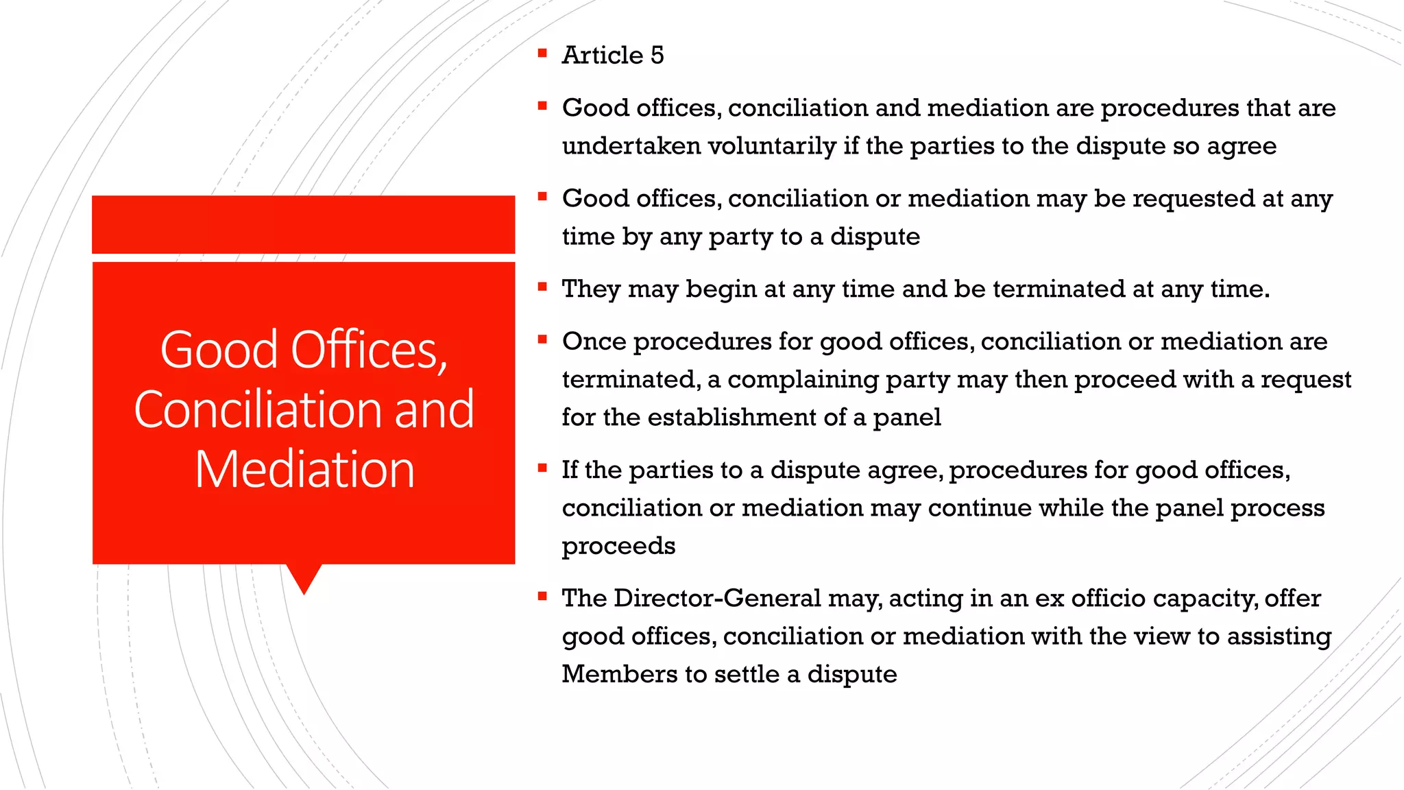 World Trade Organisation's Dispute Settlement Procedure | PDF
