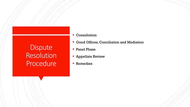 World Trade Organisation's Dispute Settlement Procedure | PDF