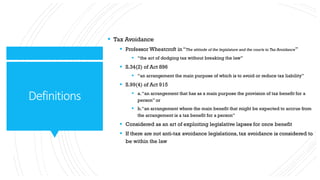 Tax Avoidance and Evasion in Ghana Laws | PDF