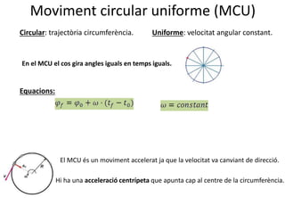 Moviment circular uniforme | PPTX