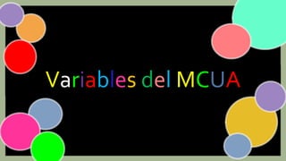 El Movimiento Circular Uniformemente Acelerado (MCUA - MCUV) | PPTX