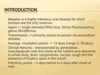Measles catch up campaign | PPTX