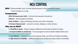 MCU CONTROL AND MCUS FOR SENSOR INTERFACE.pptx