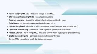 MCU CONTROL AND MCUS FOR SENSOR INTERFACE.pptx