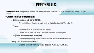 MCU CONTROL AND MCUS FOR SENSOR INTERFACE.pptx