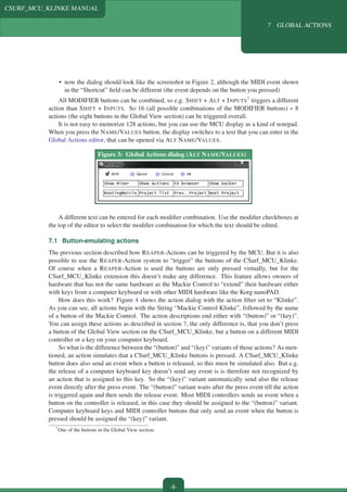 mcu_klinke_manual_para_daw__reaper _sete | PDF