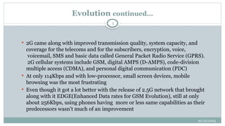 mobile computing ppt evolution of mobile technologies | PPTX