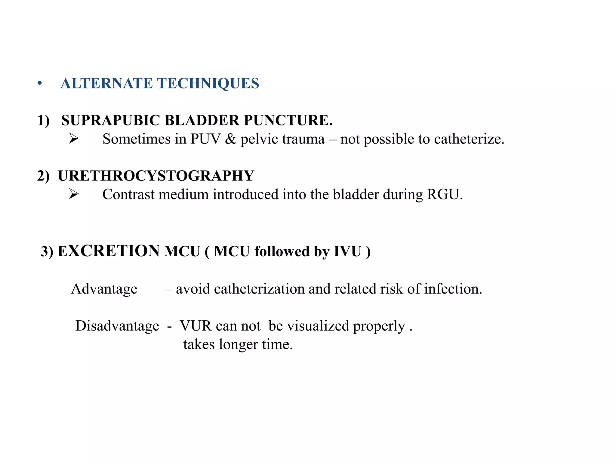 RGU MCU and its interpretation in pathology of Urinary Bladder ...