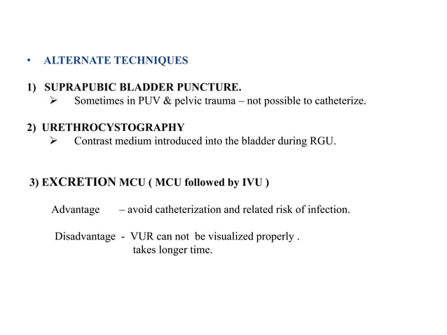 RGU MCU and its interpretation in pathology of Urinary Bladder ...