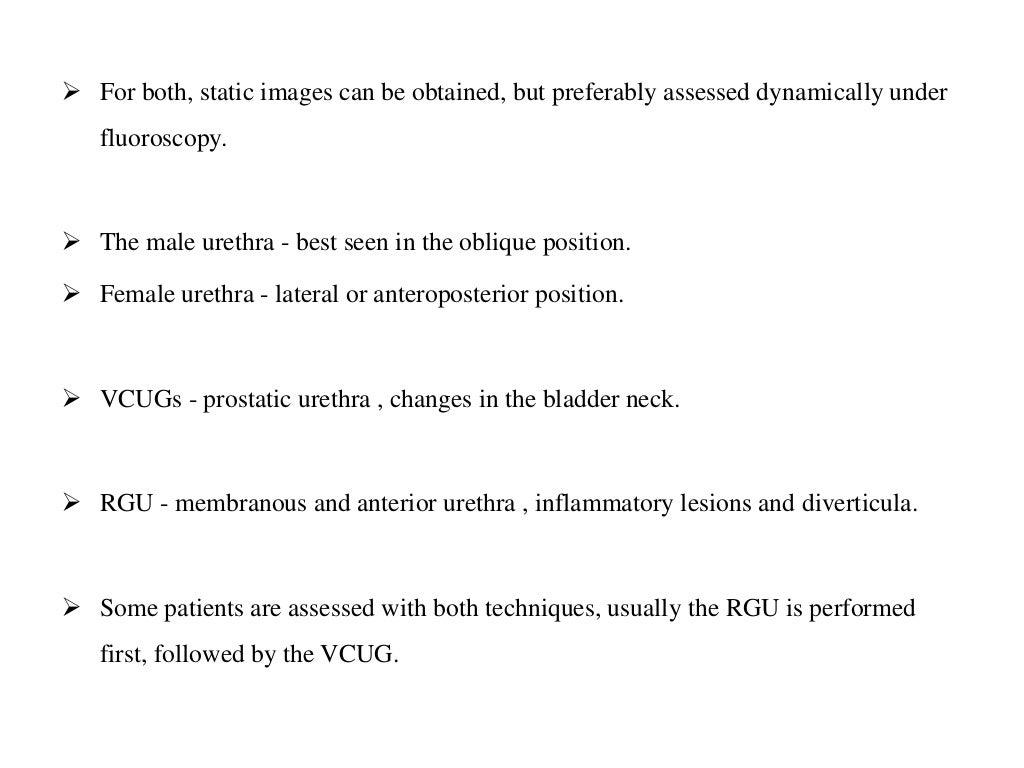 RGU MCU and its interpretation in pathology of Urinary Bladder & Uret…