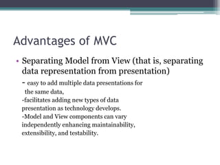 Mcv design patterns | PPT