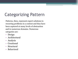 Mcv design patterns | PPTX