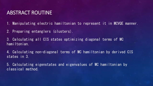 Multiscale-Contracted Variational Quantum Eigensolver | PPTX