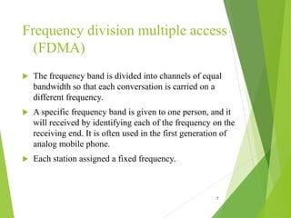 multiple access in wireless communication | PPT