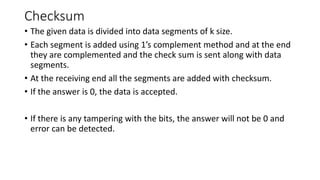 Error detection and Correction | PPT
