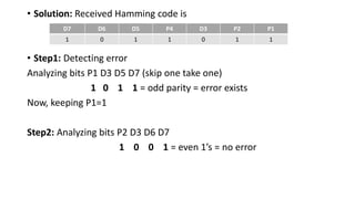 Error detection and Correction | PPT