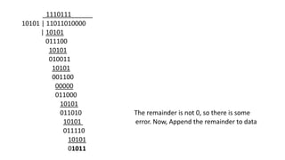 Error detection and Correction | PPT