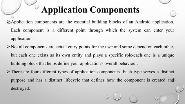 Android Application Components | PDF