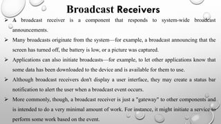 Android Application Components | PDF
