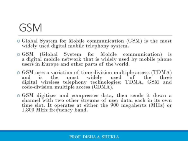 Mobile Computing and Wireless Communication Unit 3 part 1 - GTU | PDF | Computer Networking ...