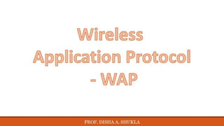 Mobile Computing and Wireless Communication Unit 3 part 2 - GTU | PPT