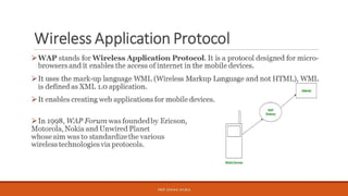 Mobile Computing and Wireless Communication Unit 3 part 2 - GTU | PPT