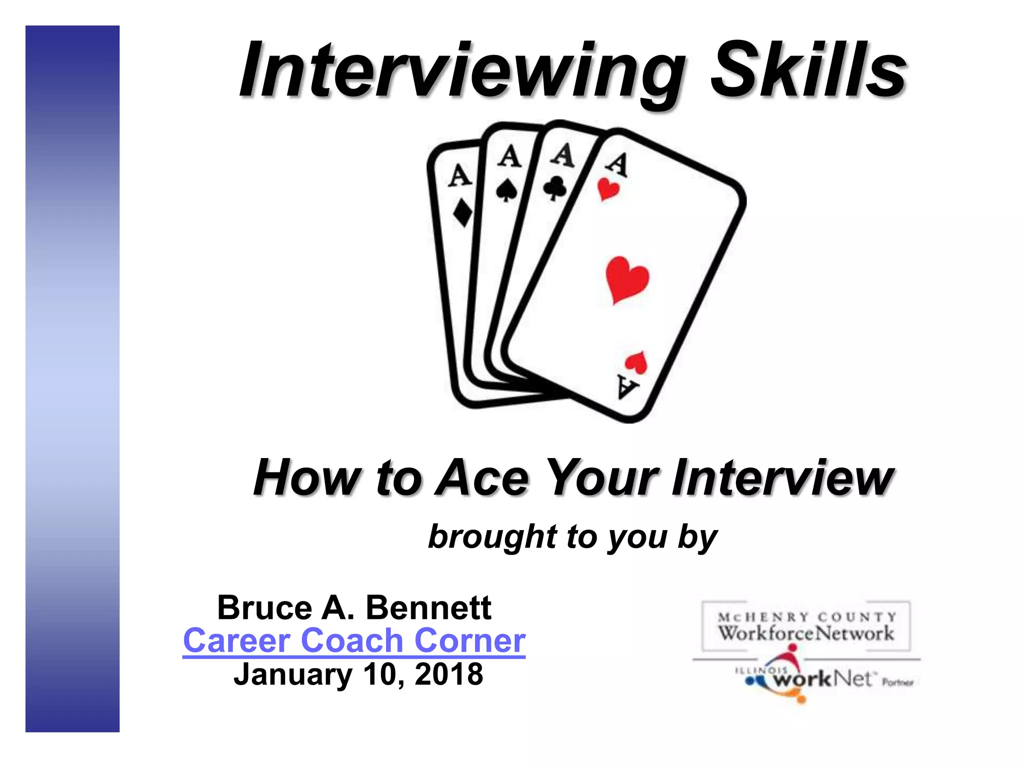 How to Ace Your Interview | PPTX