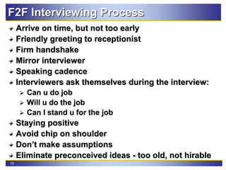 Guide to a Winning Interview Dec 2018 | PPT
