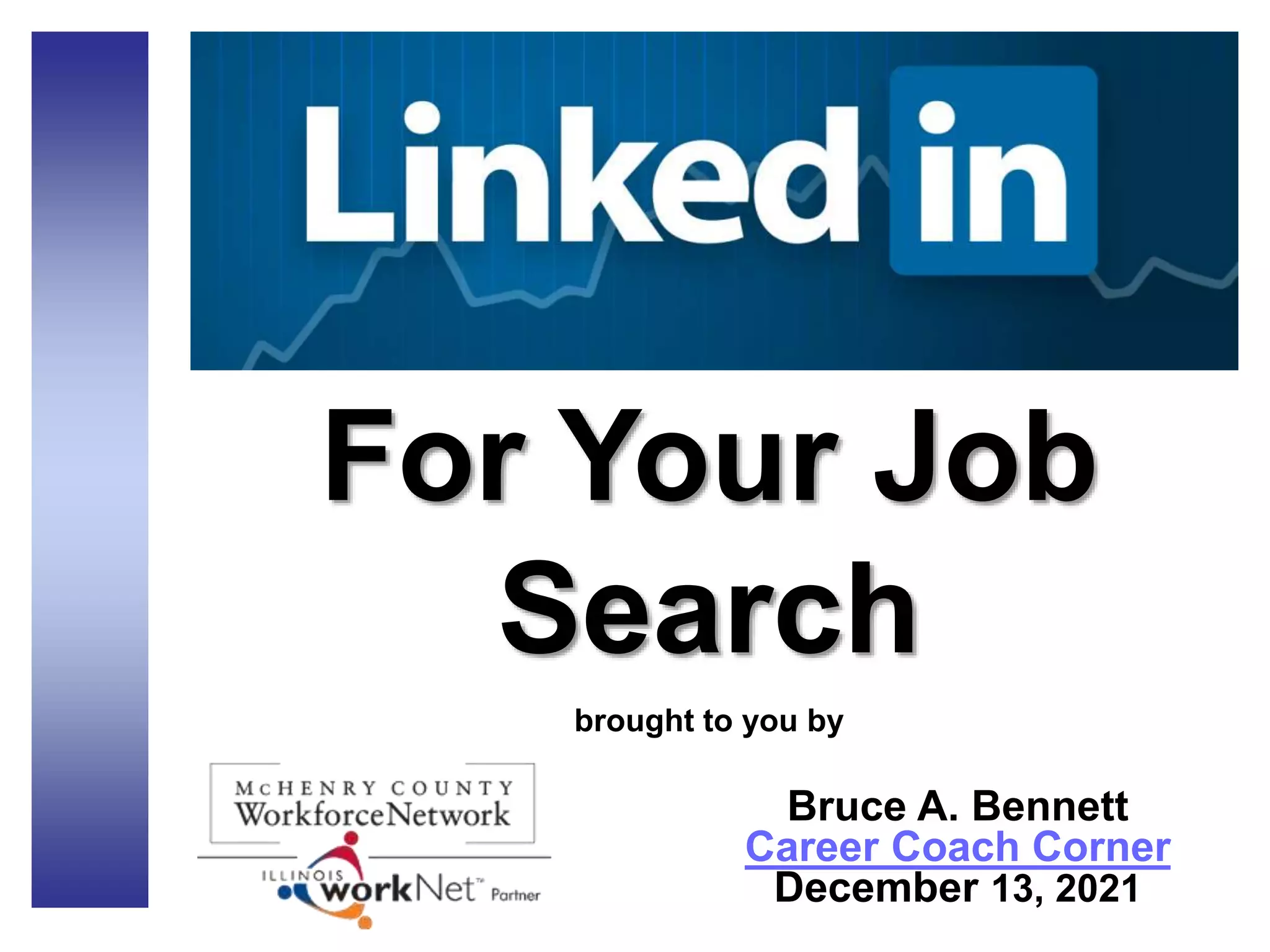 LinkedIn for Your Job Search | PPT