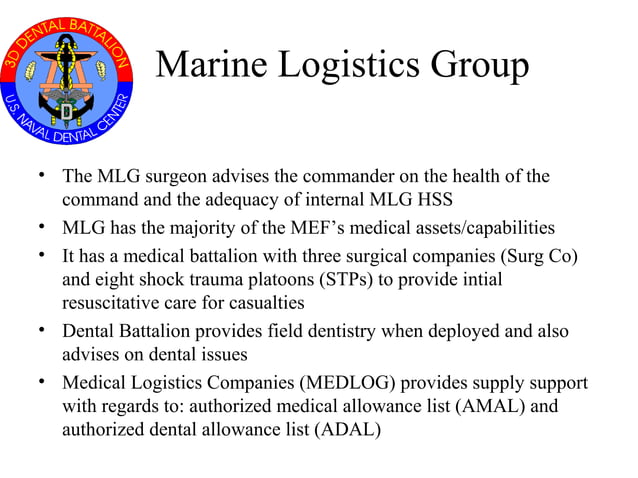 MCWP 4 11.1 Health Service Support Operations | PPT