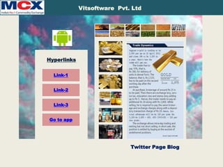 Mcx indianmarket app | PPTX