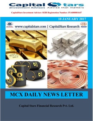 Mcx daily report | PDF