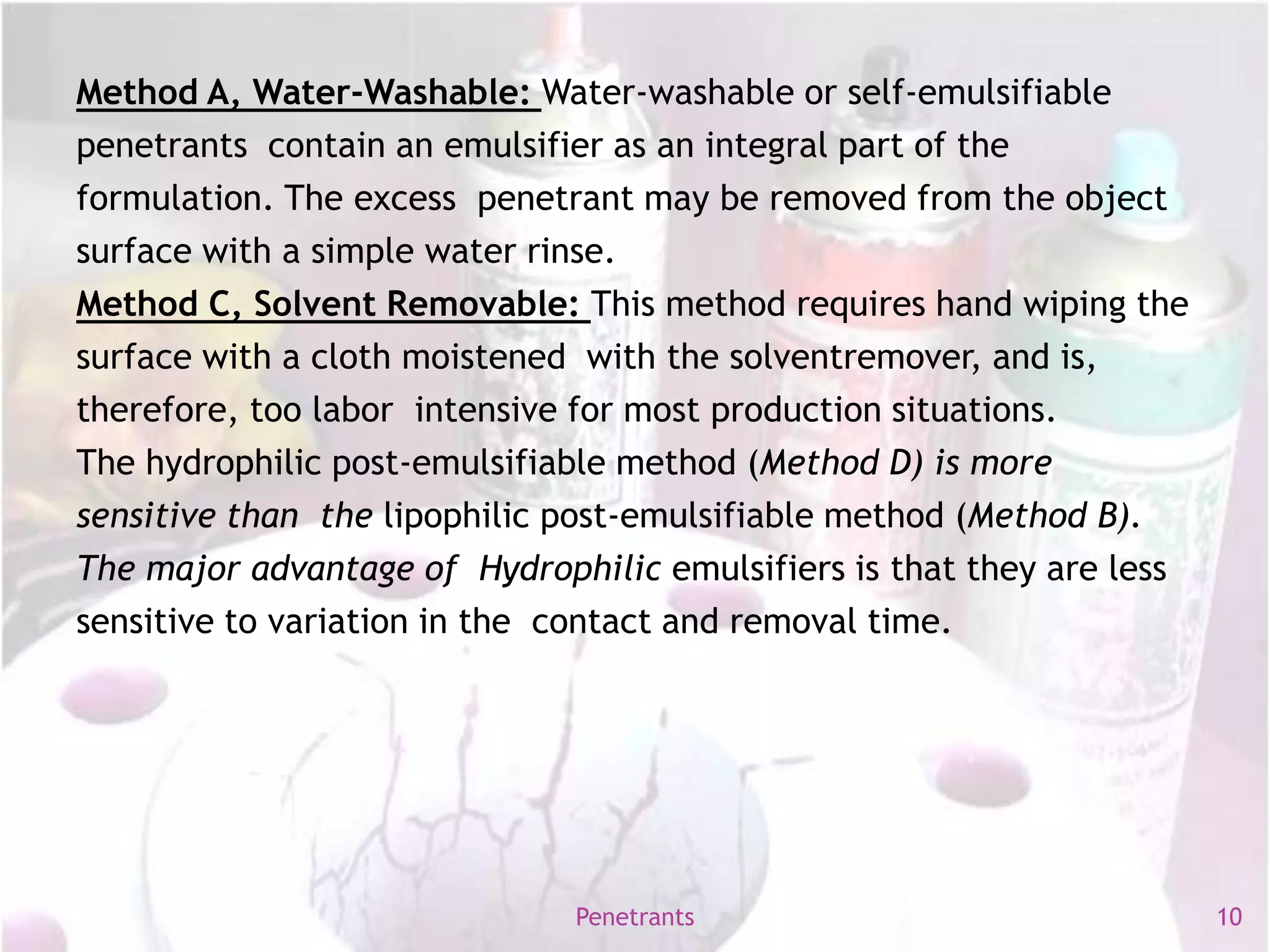 Liquid Penetrant Testing-Penetrants | PDF