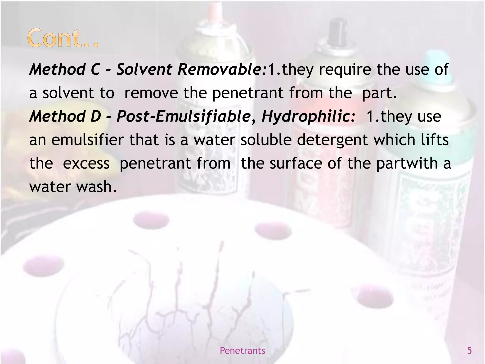 Liquid Penetrant Testing-Penetrants | PDF