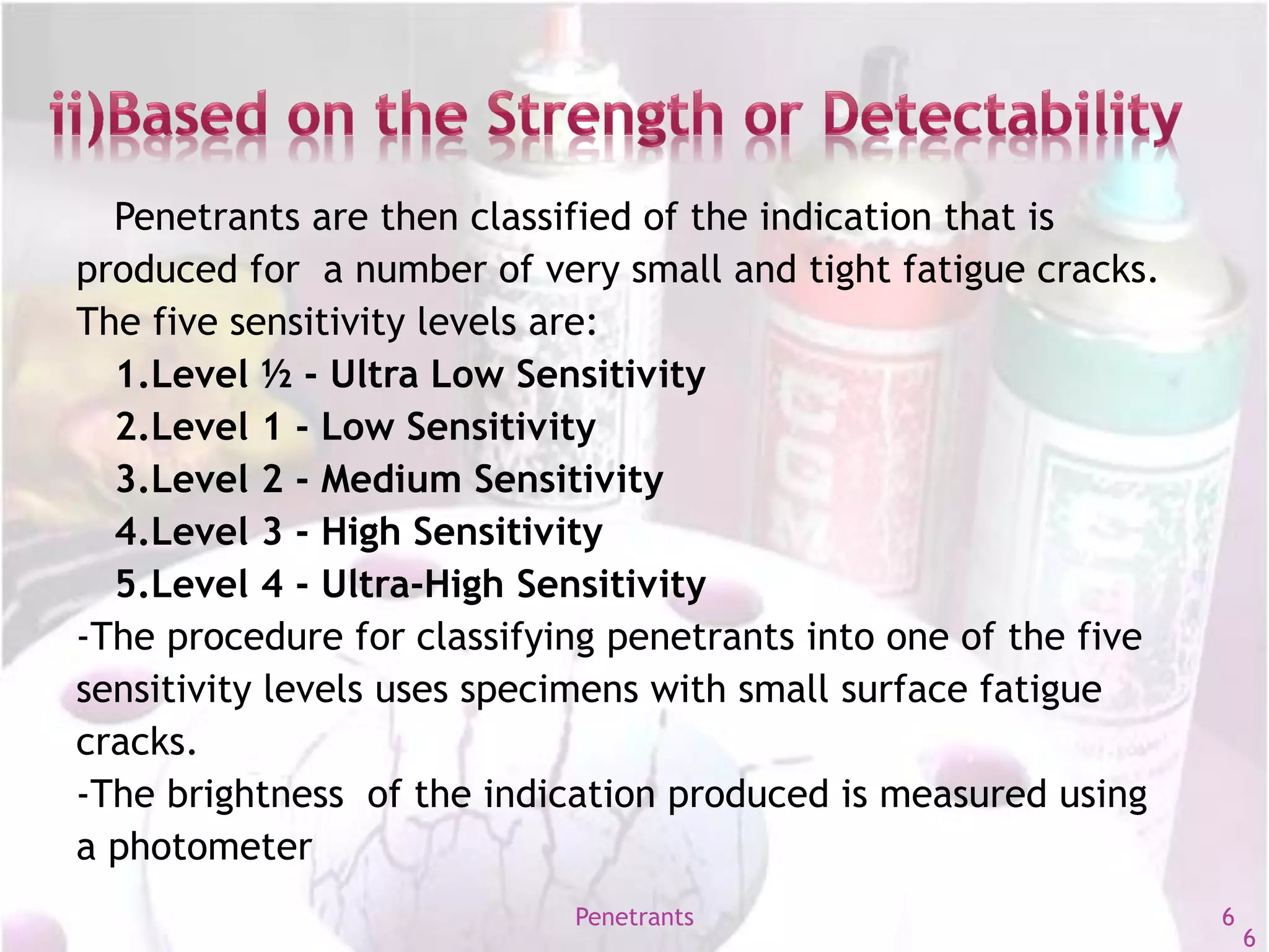 Liquid Penetrant Testing-Penetrants | PDF