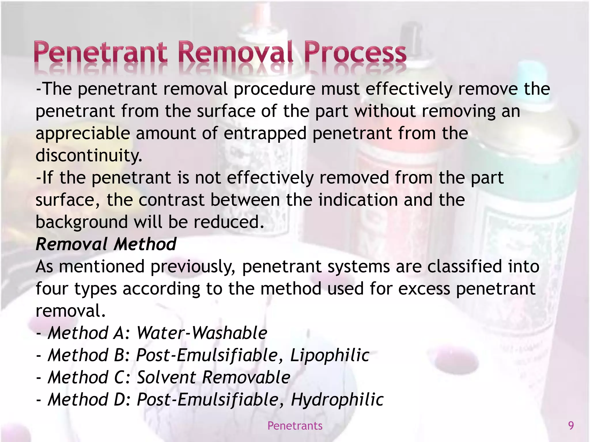Liquid Penetrant Testing-Penetrants | PDF