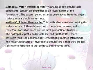 Liquid Penetrant Testing-Penetrants | PDF