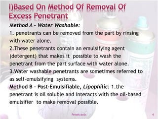 Liquid Penetrant Testing-Penetrants | PPT