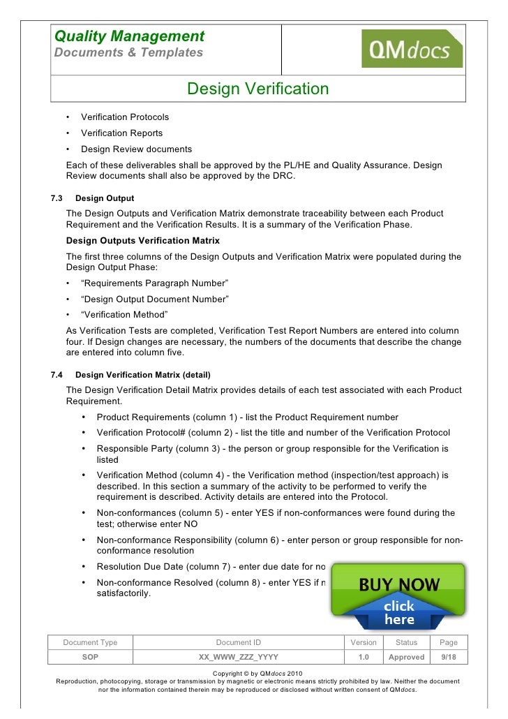 Md 009-design-verification-sop-1.0