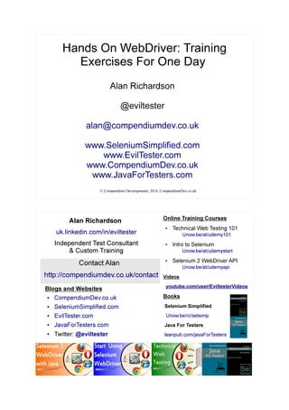 Hands On with Selenium and WebDriver | PDF