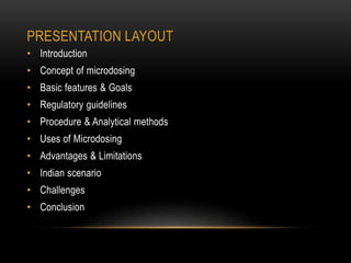 Microdosing (Phase 0) studies | PPTX