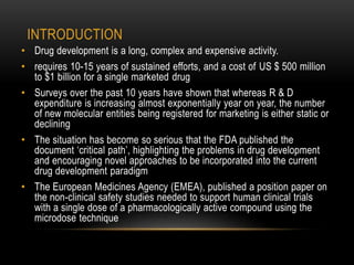 Microdosing (Phase 0) studies | PPTX