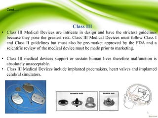 medical device regulatory approval in USA | PPTX