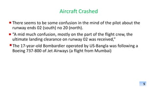 Research on Us-Bangla aircraft accidents. | PPT