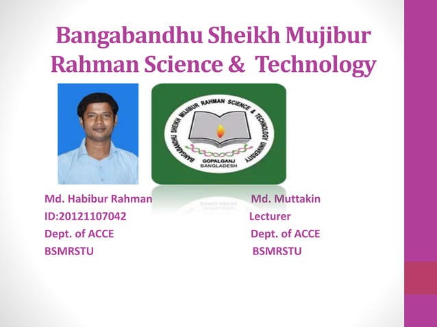 Md. habibur rahman | PPT