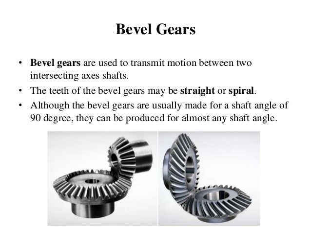 Introduction & Design of Bevel Gears