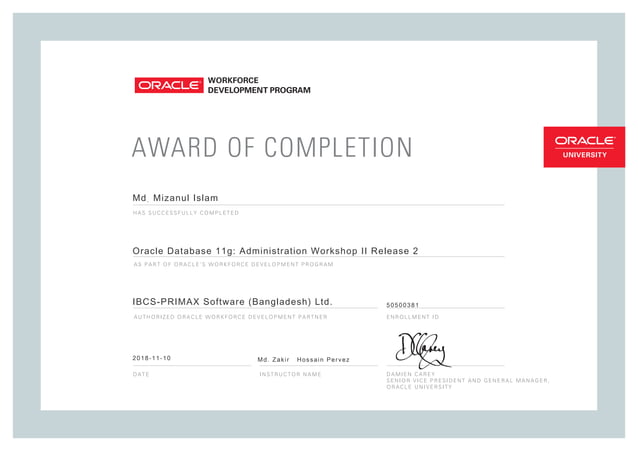 Md. mizanul islam wdp_certificate | PDF